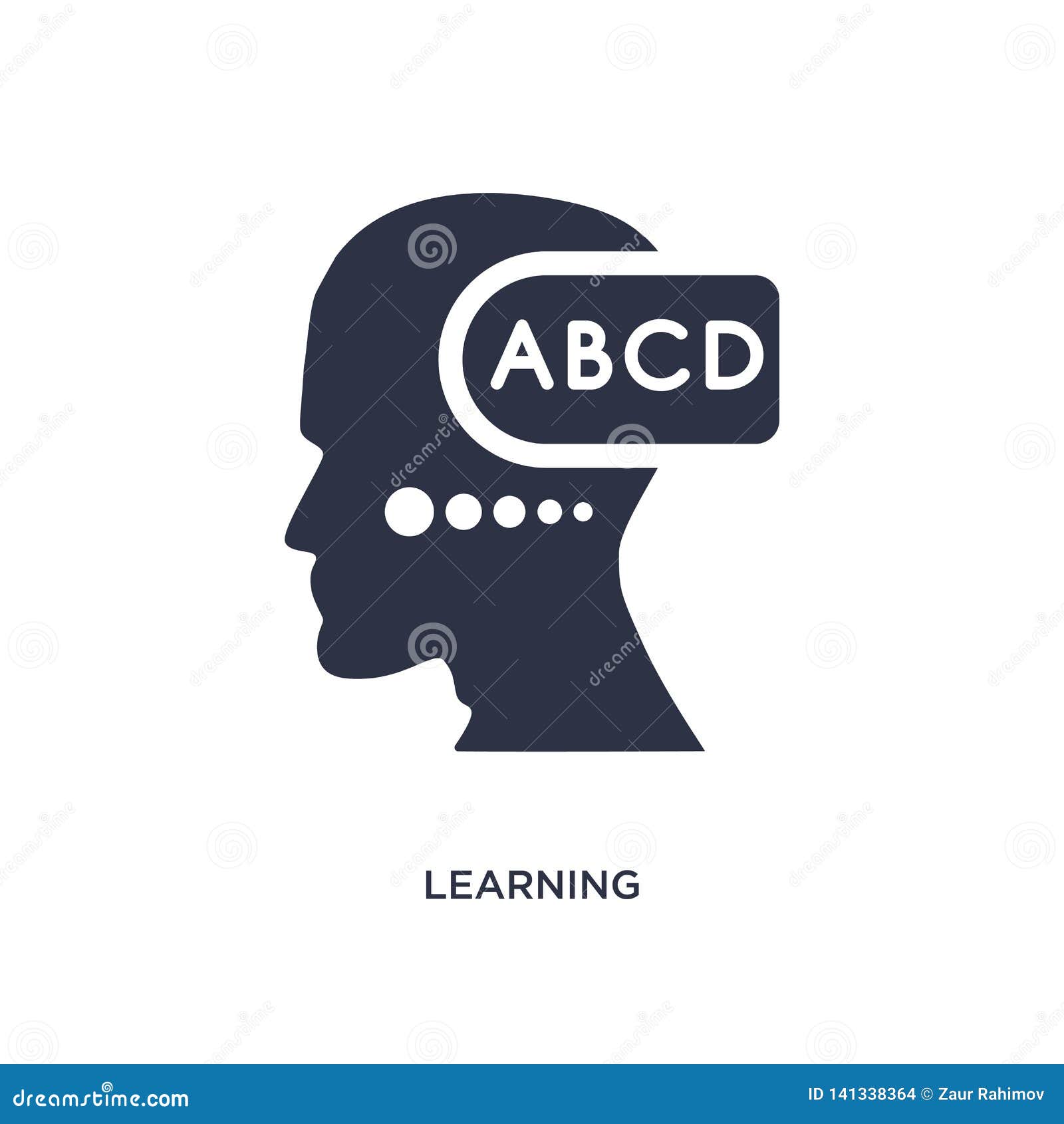 Learning Icon on White Background. Simple Element Illustration from ...