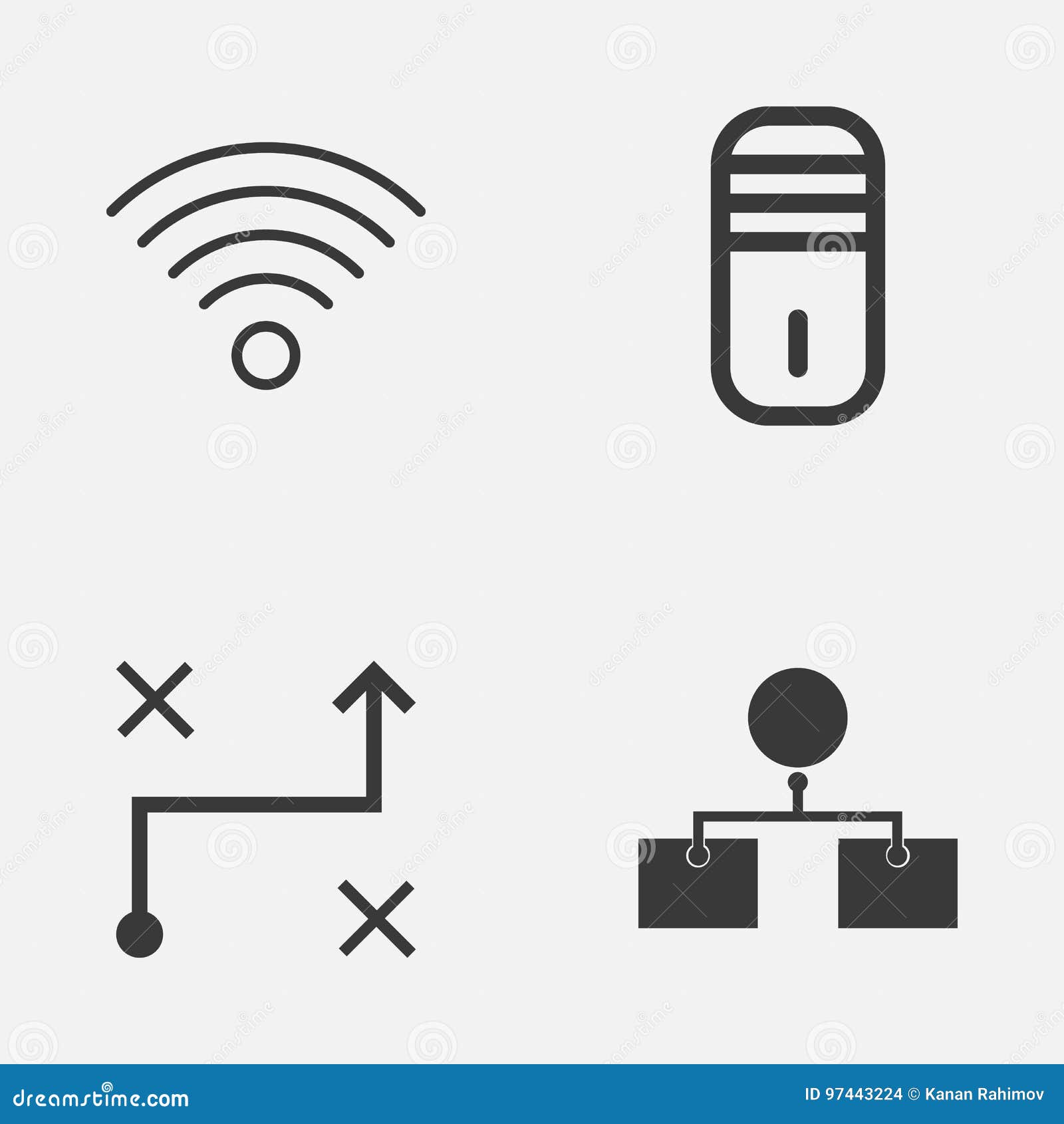 Learning Icons Set. Collection of Analysis Diagram, Solution, Mainframe ...