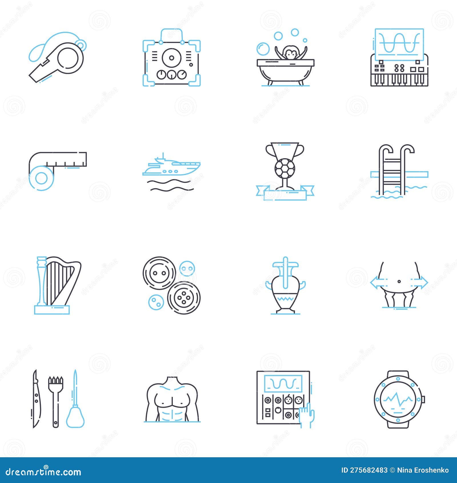 Learning Labs Linear Icons Set. Collaboration, Innovation, Creativity ...
