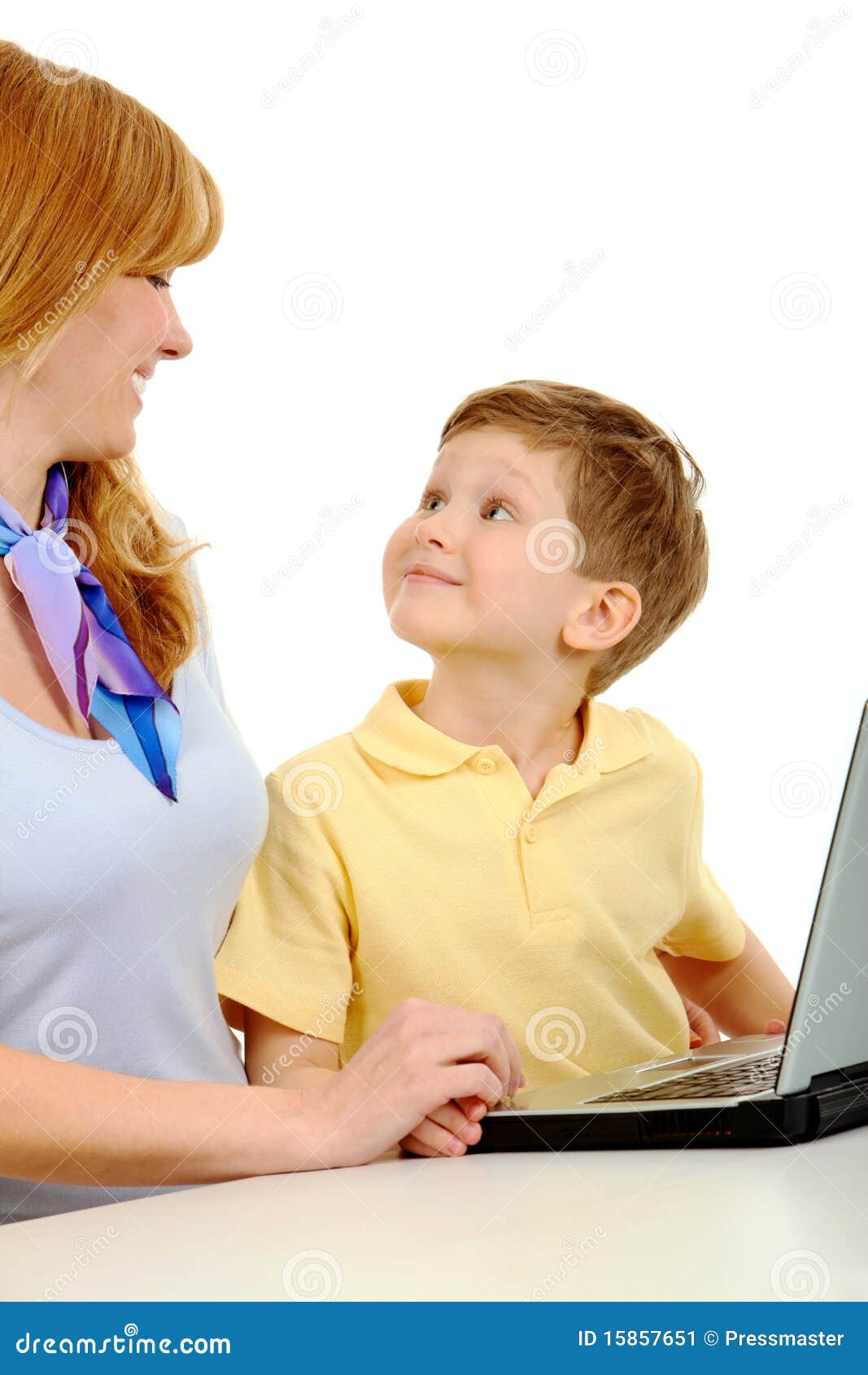 Learning with laptop stock image. Image of handsome, learning - 15857651