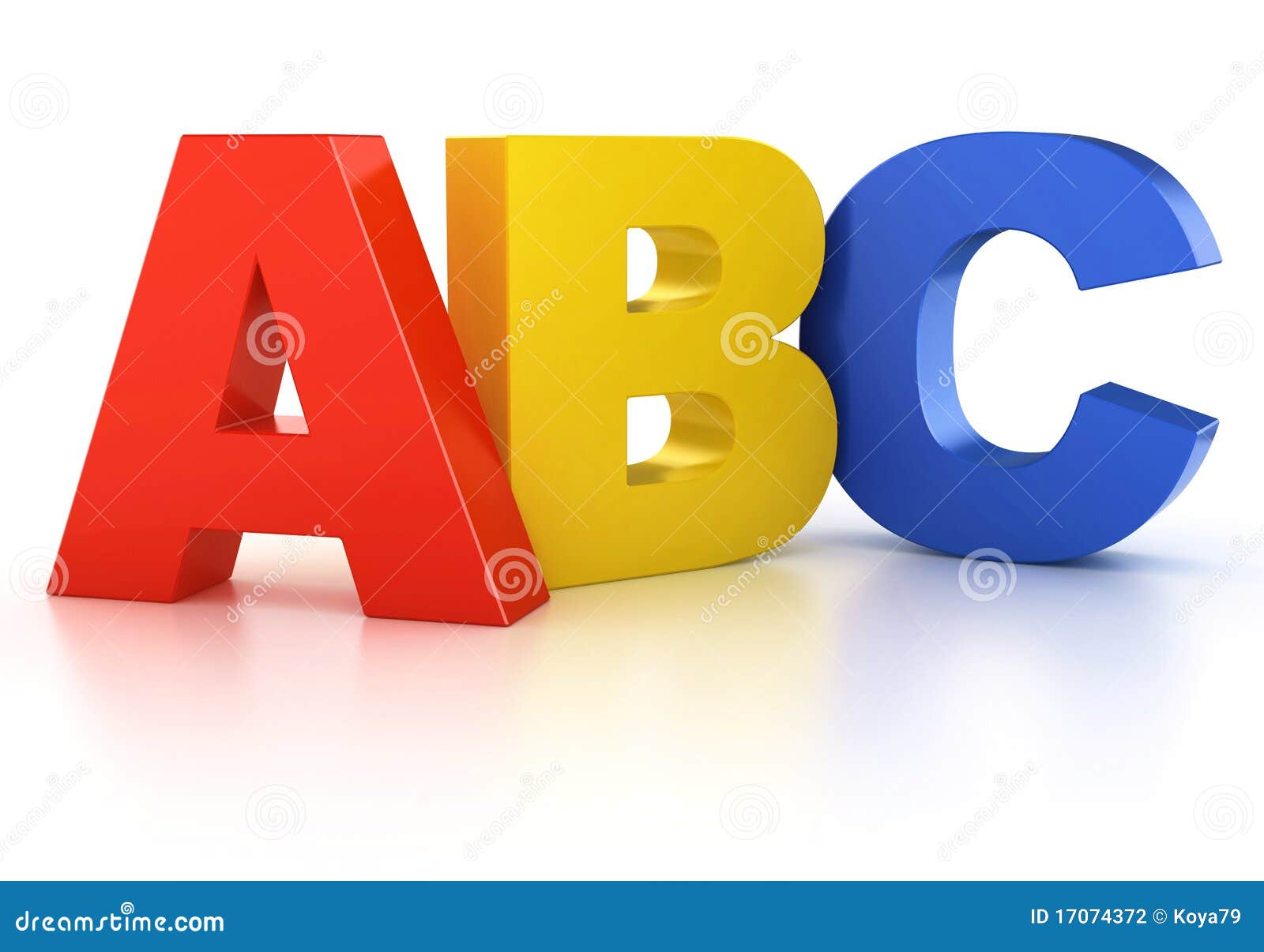 Learning Letters 3d Concept Stock Illustration - Illustration of ...