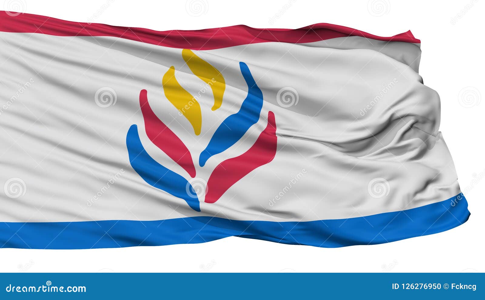 Learning and Lib Flag, Isolated on White Stock Illustration ...