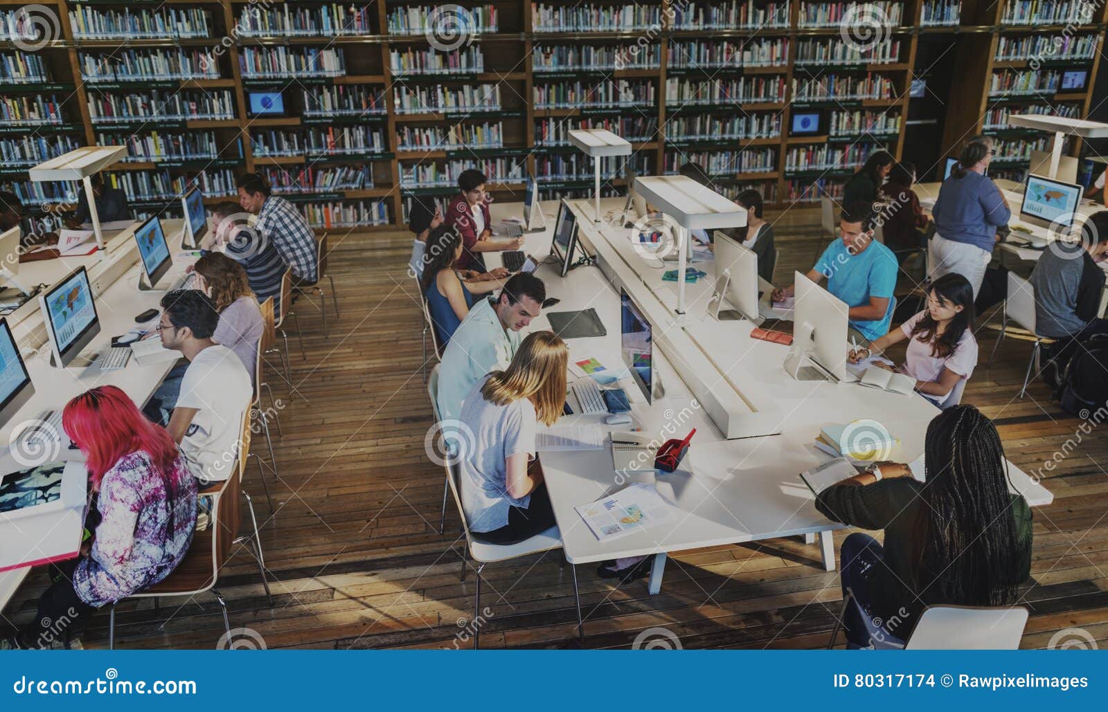 Learning Library Intelligence Inspiration Kids Concept Stock Photo ...
