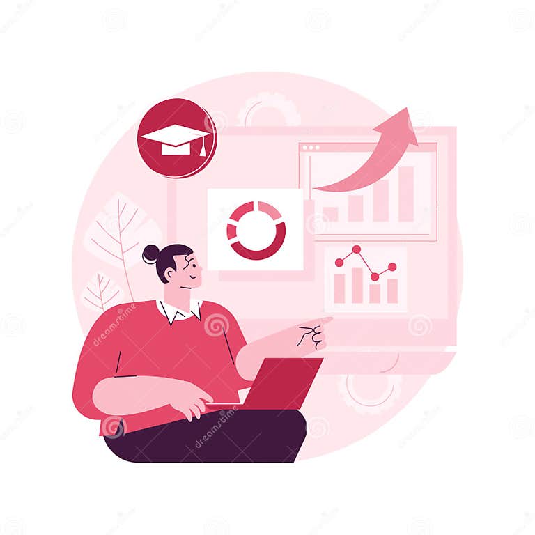 Learning Management System Abstract Concept Vector Illustration. Stock ...