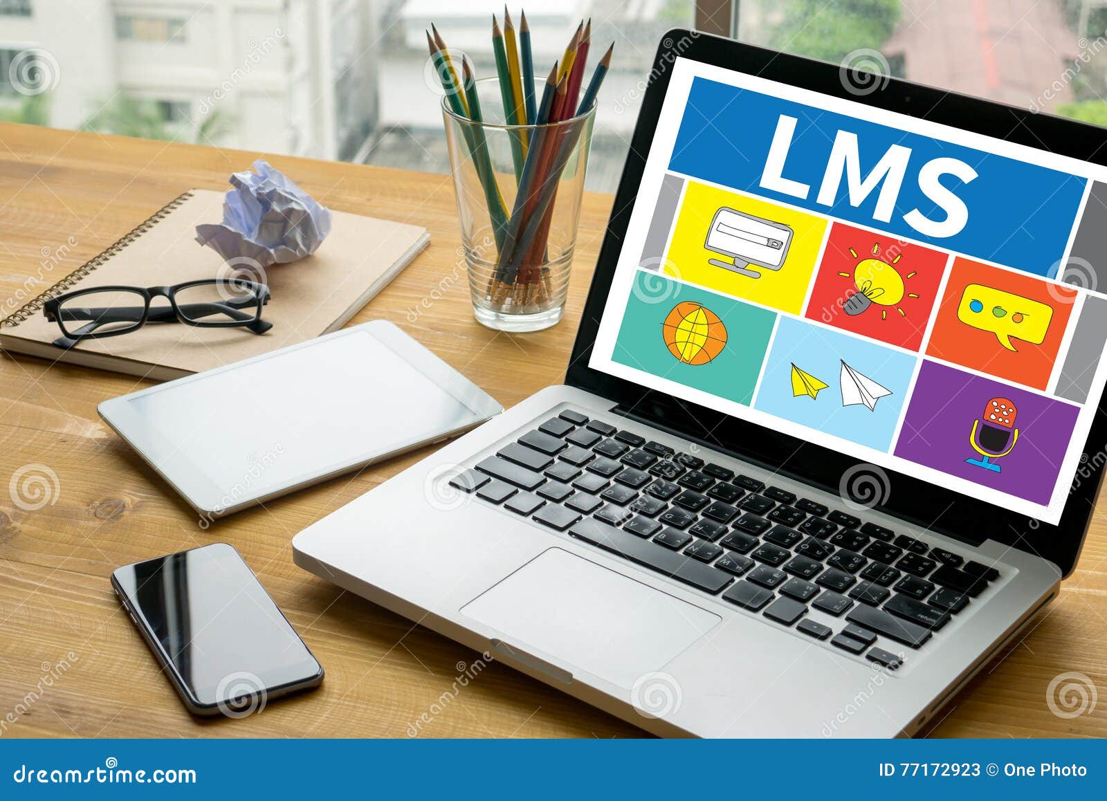 Learning Management System (LMS) Stock Image - Image of improve, coach ...