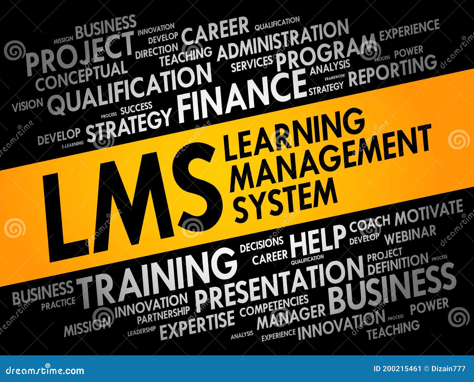 Learning Management System (LMS Stock Illustration - Illustration of ...