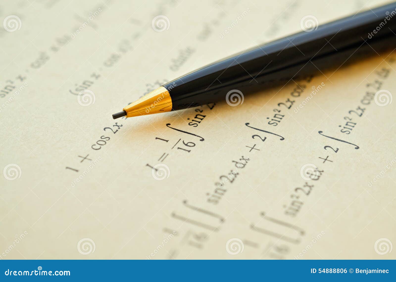 Solving Integral Equation. Royalty-Free Stock Image | CartoonDealer.com ...