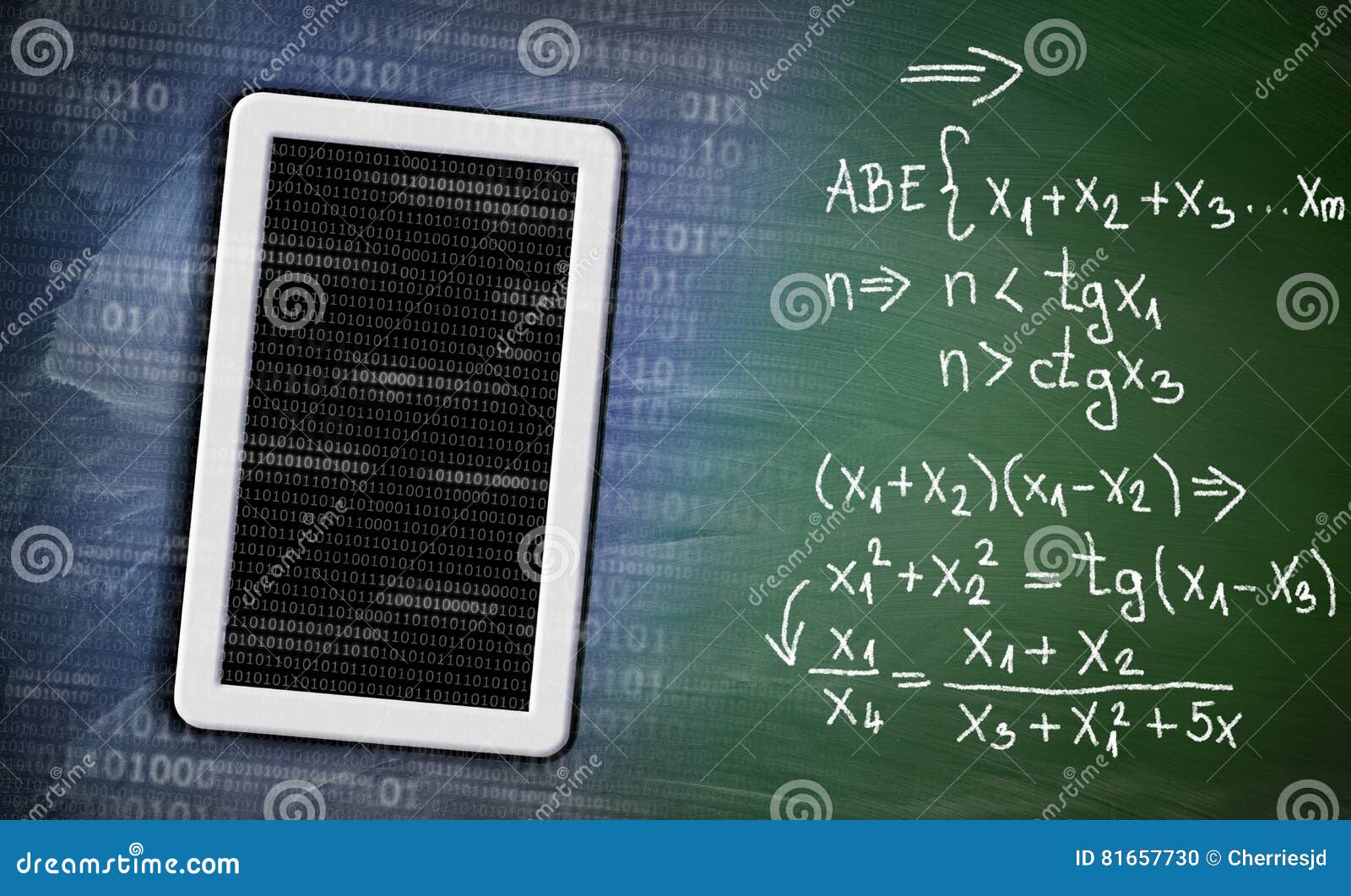 Learning Math, Cdr Vector | CartoonDealer.com #20795371