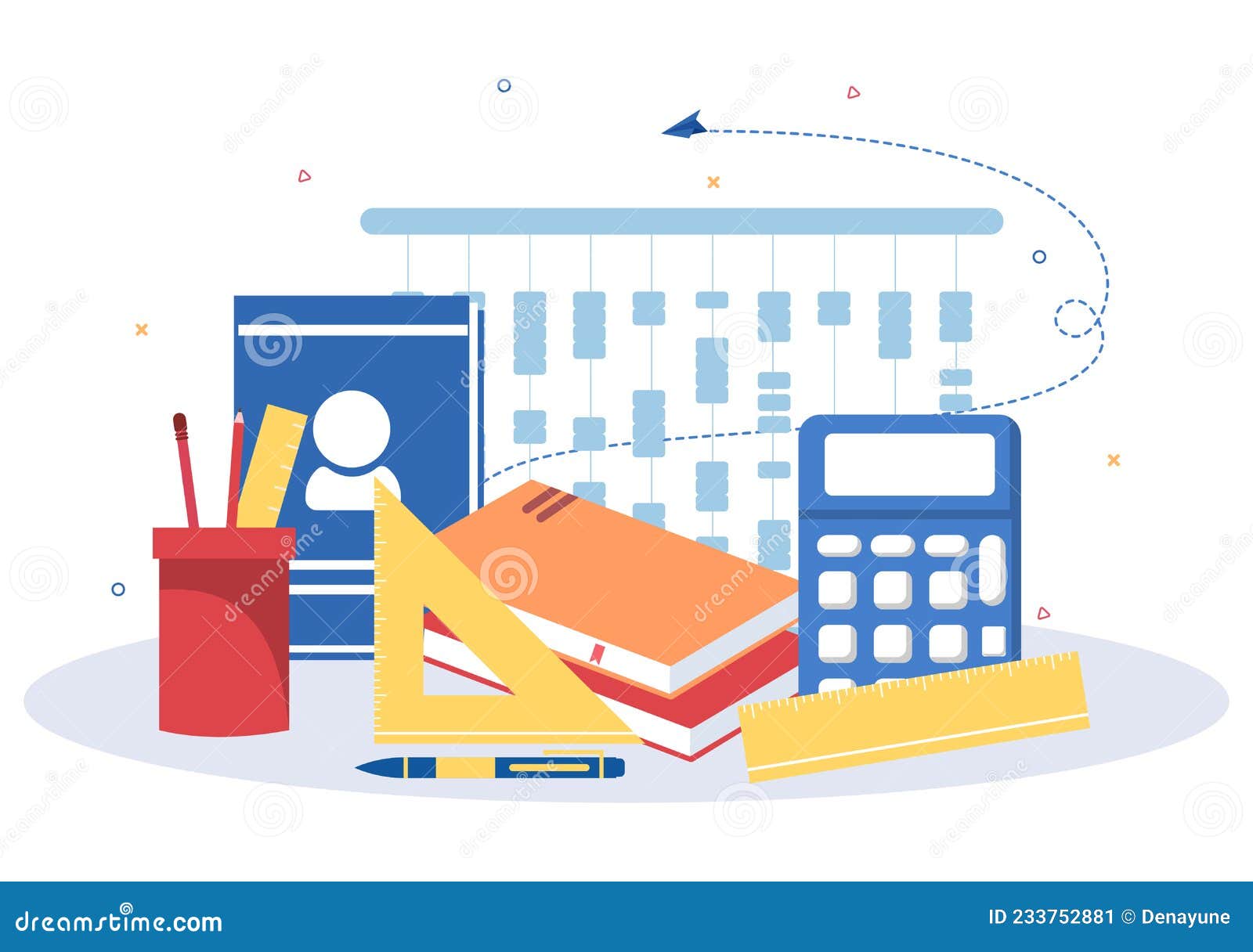 Learning Mathematics of Education and Knowledge Background Cartoon ...