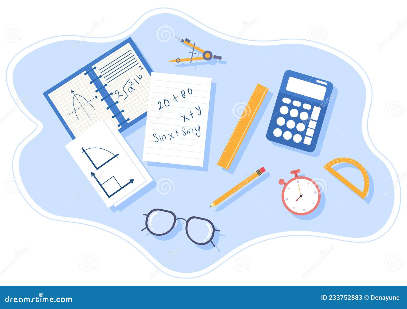 Learning Mathematics of Education and Knowledge Background Cartoon ...