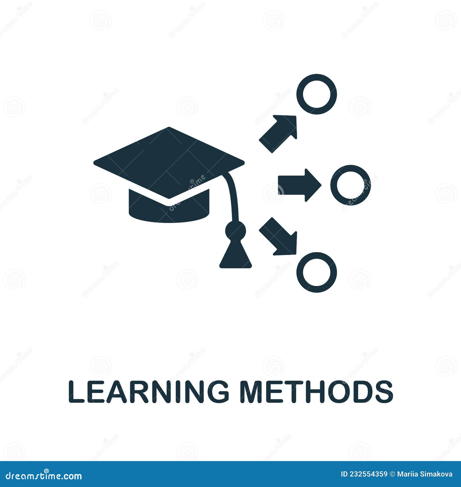 Learning Methods Icon. Monochrome Sign from Creative Learning ...