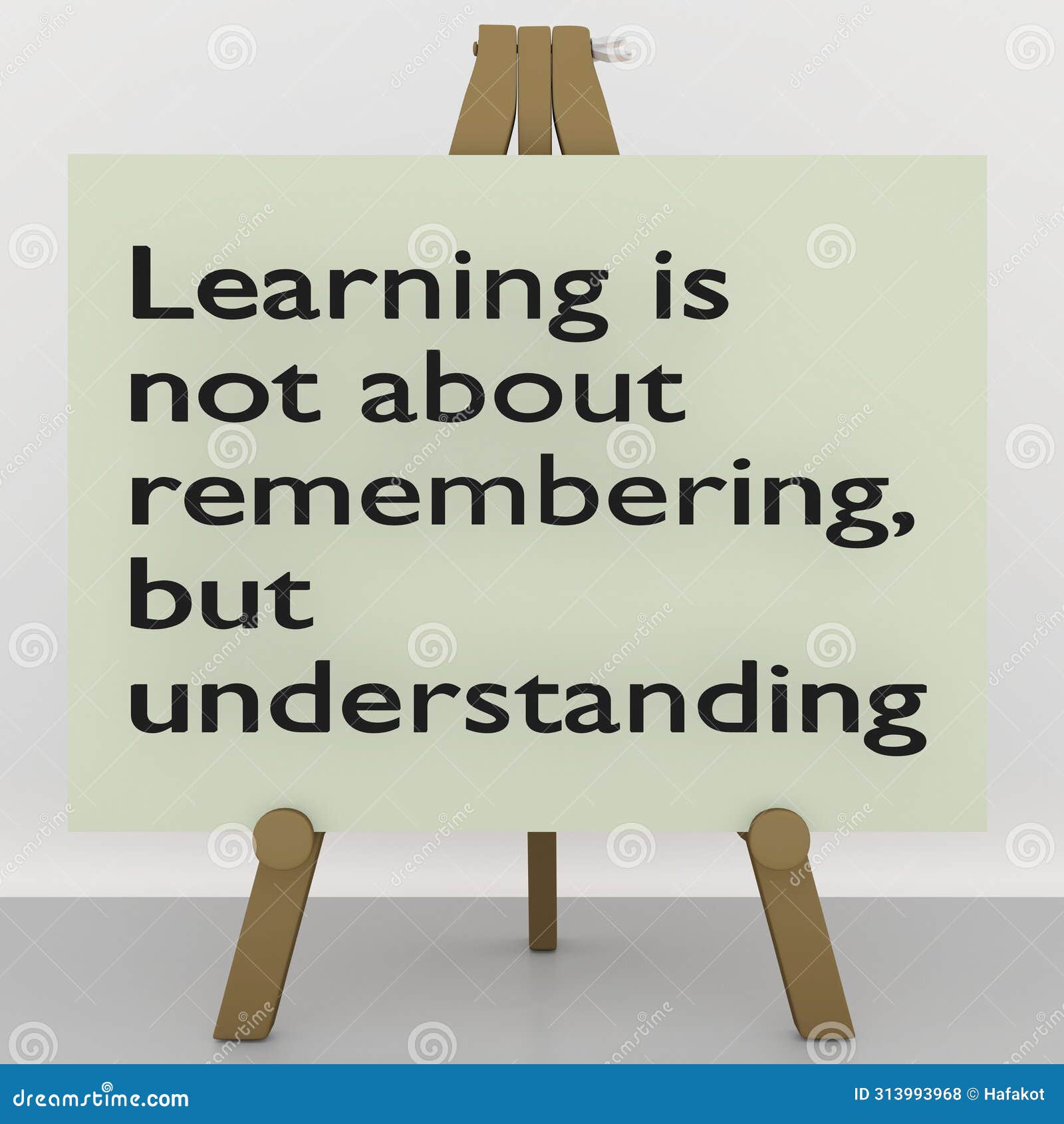 Learning it Not about Remembering, but Understanding - Concept Stock ...