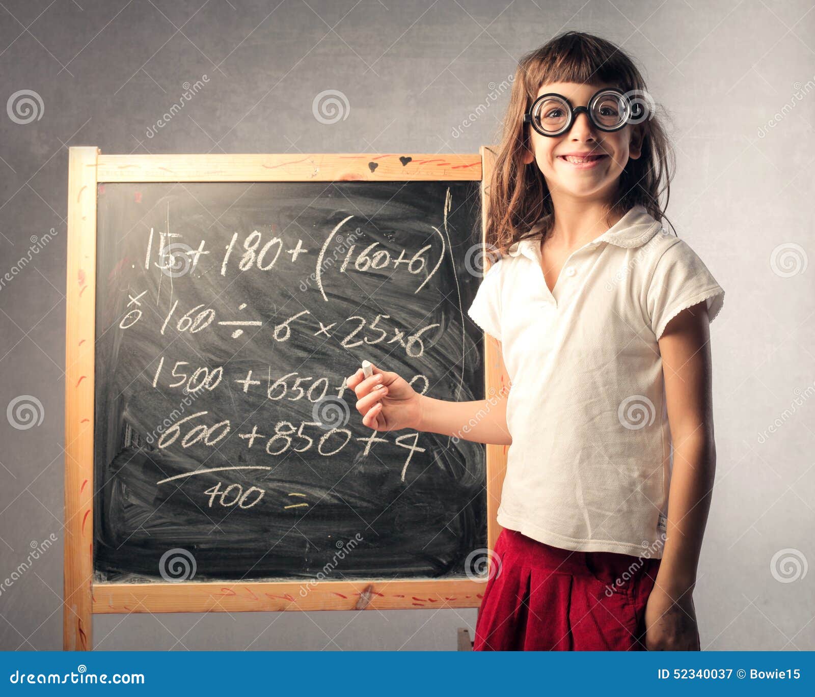 Learning about numbers stock image. Image of caucasian - 52340037