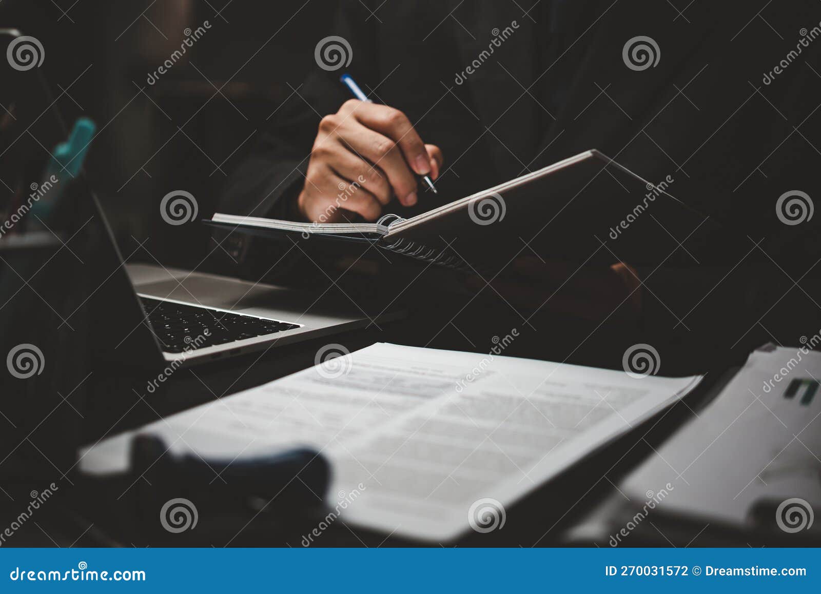 Learning Online Class by Using Laptop Computer and Writing Notebook at ...