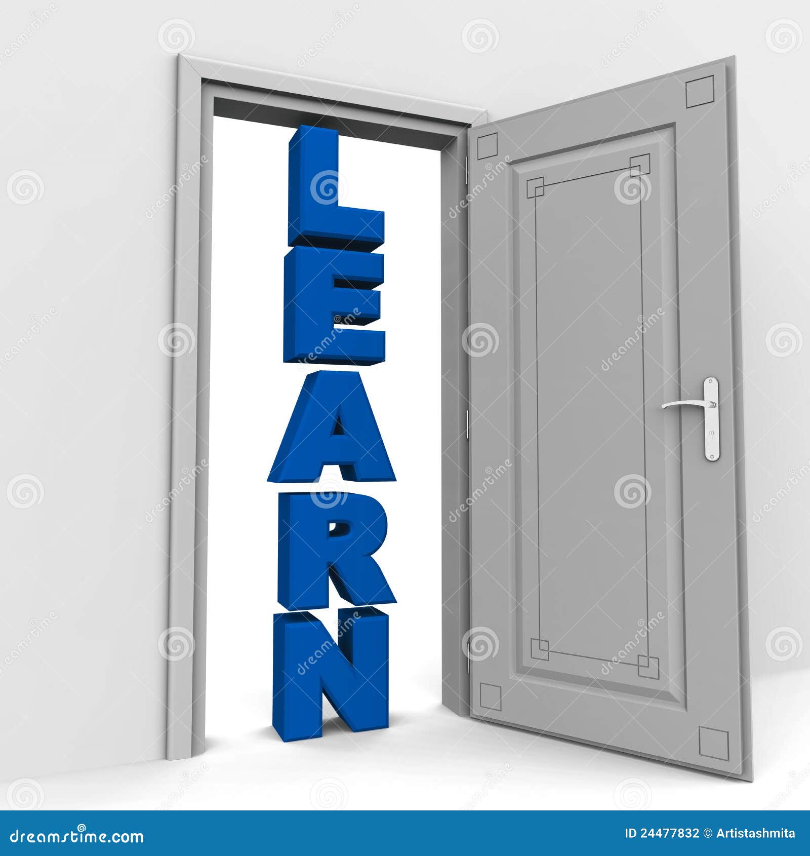 Learning Opportunity Door Way Stock Illustration - Illustration of ...