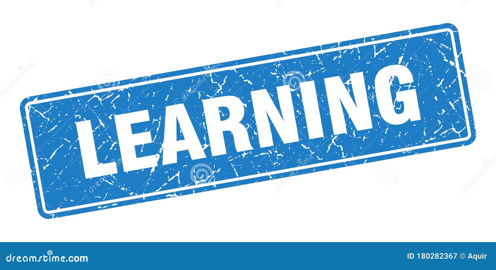 Learning Sign. Learning Grunge Stamp Stock Vector - Illustration of ...