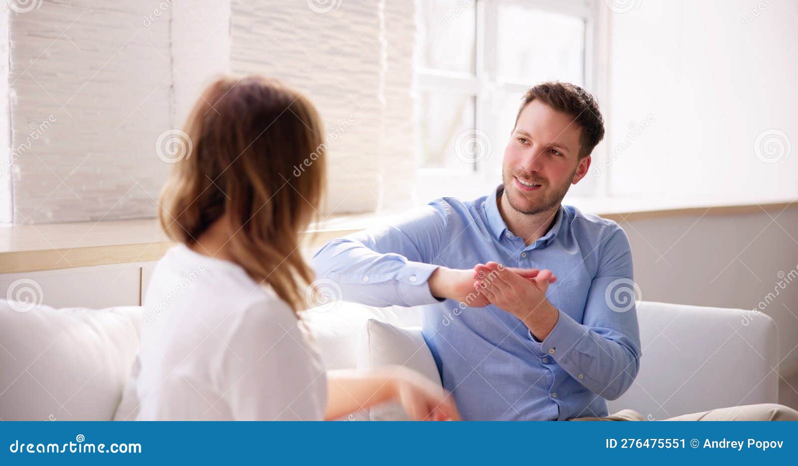 Learning Sign Language stock image. Image of family - 276475551