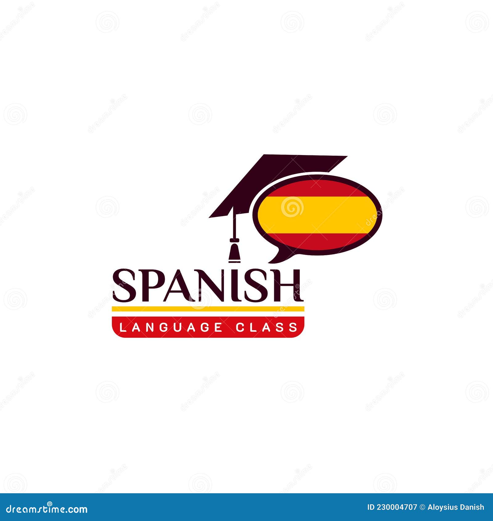 Learning Spanish Language Class Logo. Language Exchange Program, Forum ...