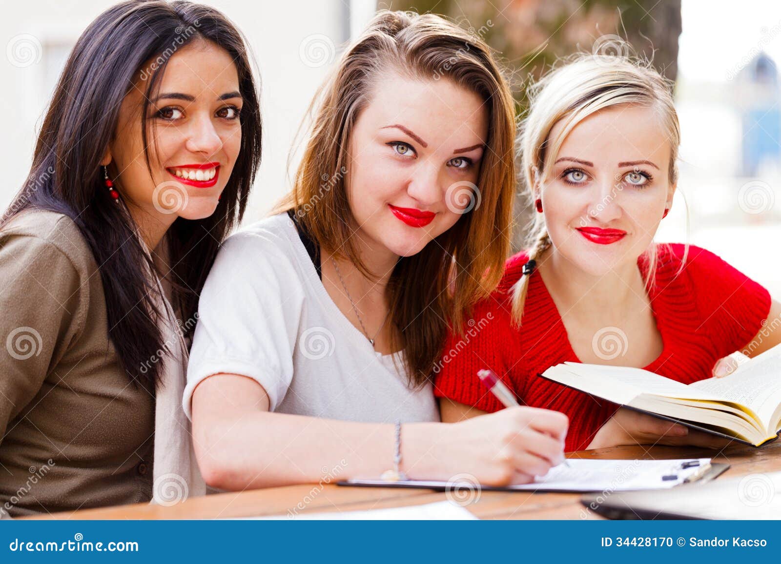 Learning Students stock photo. Image of enjoying, learn - 34428170