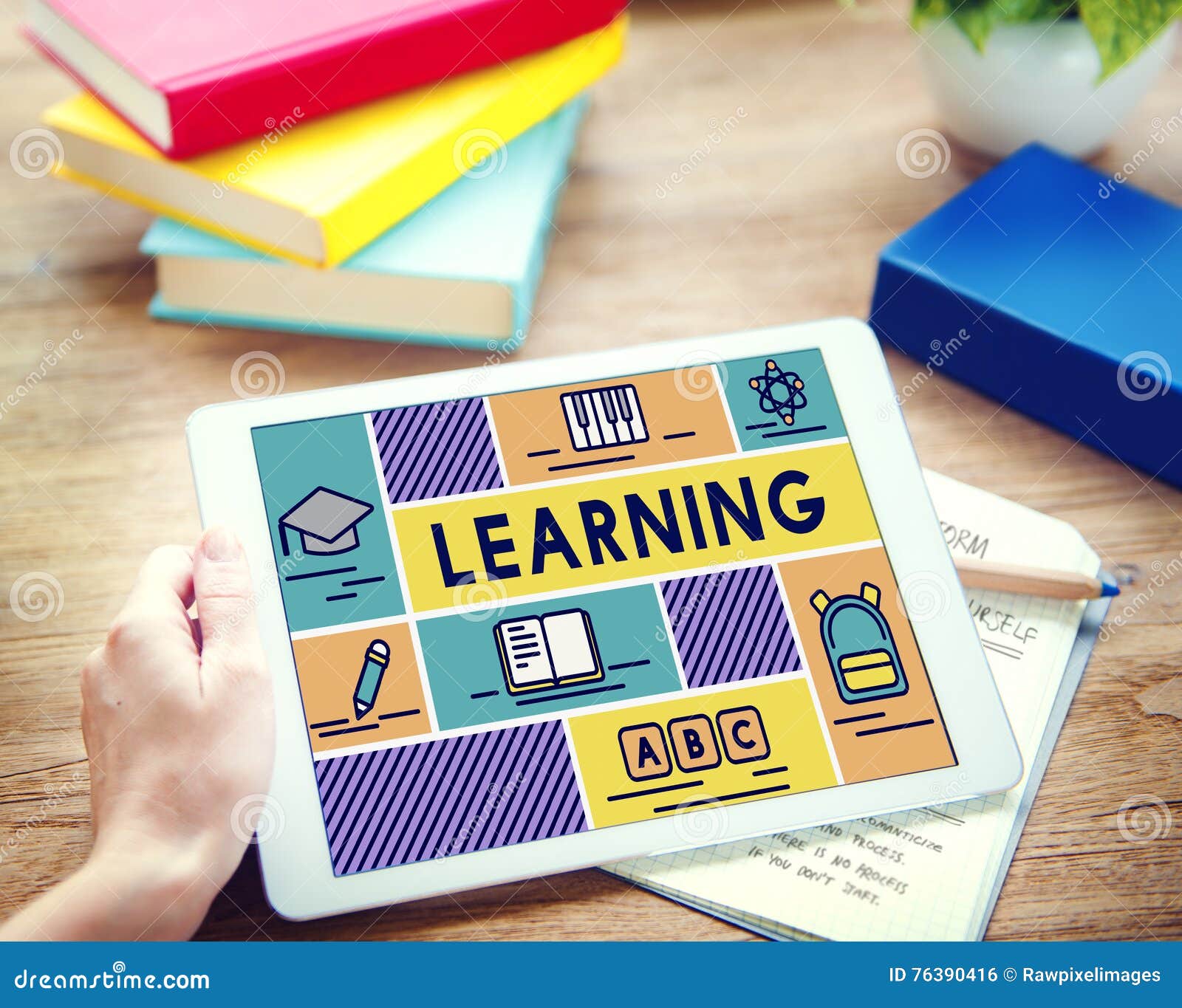 Learning Study Education Knowledge Literacy Concept Stock Photo - Image ...