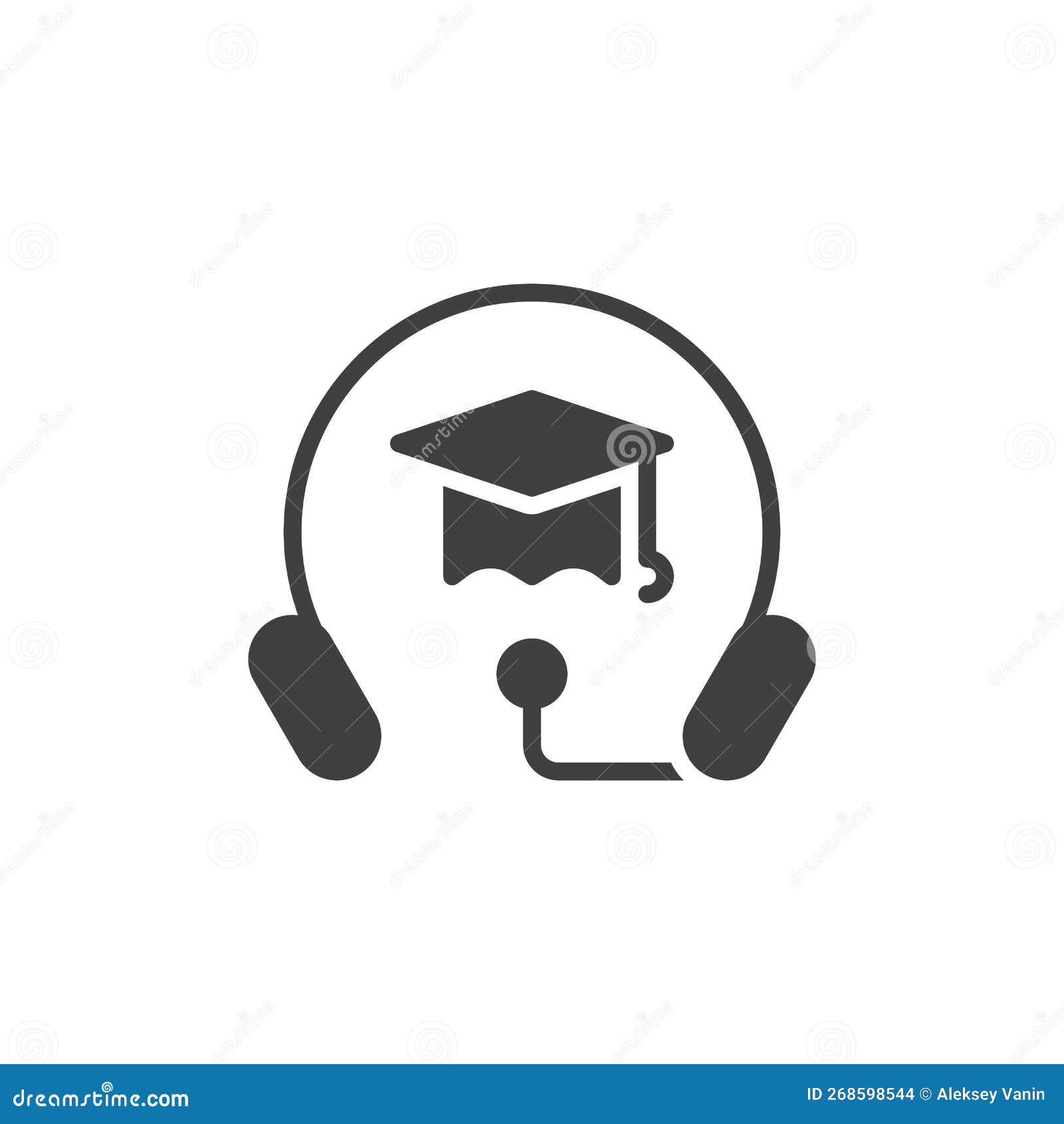 Learning Support Vector Icon Stock Vector - Illustration of help, logo ...