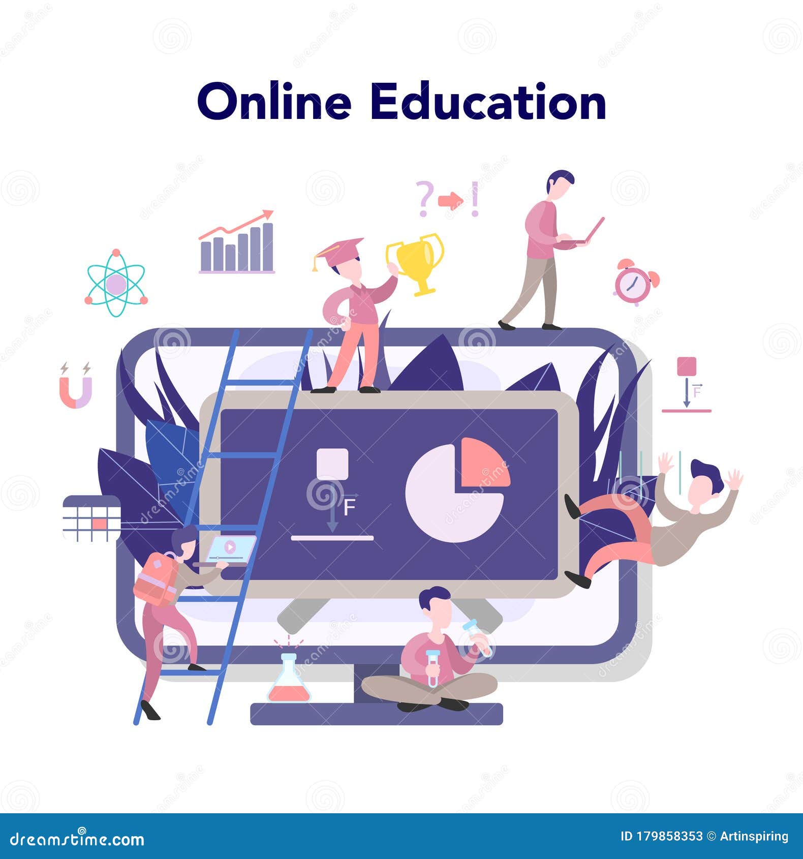 Learning System, Online Education Service, Idea of Studying Platform ...