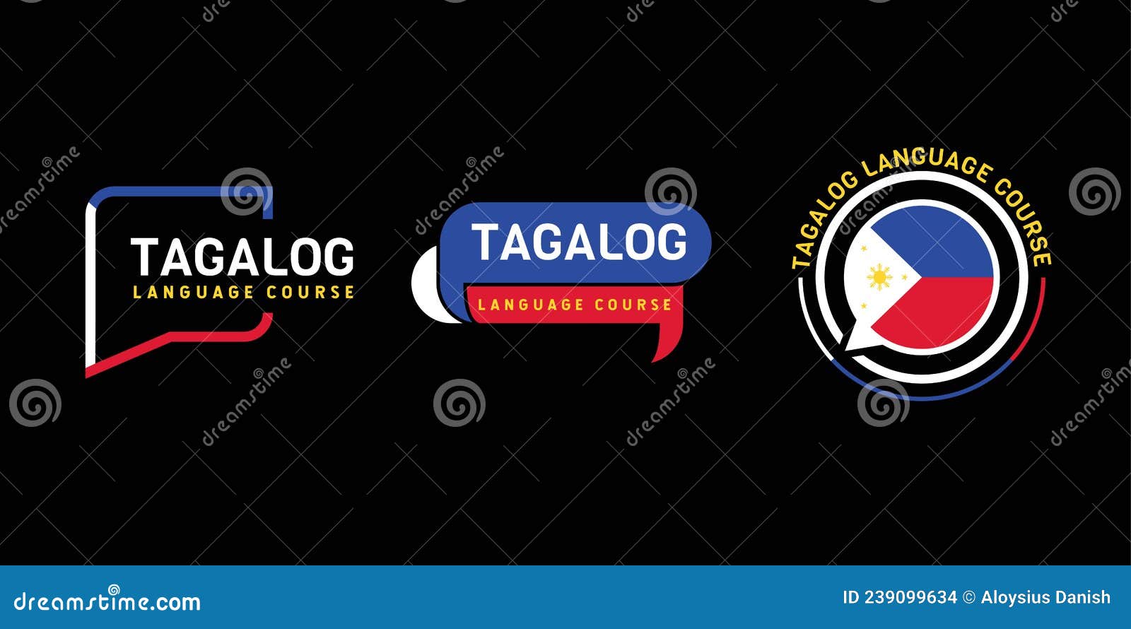 Learning Tagalog Language Class Logo. Language Exchange Program, Forum ...