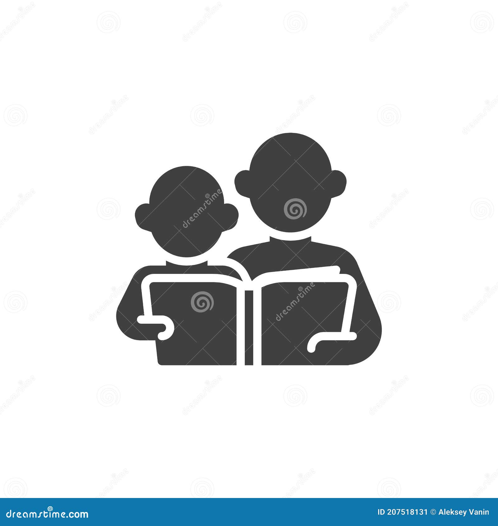 Learning and Teaching Vector Icon Stock Illustration - Illustration of ...