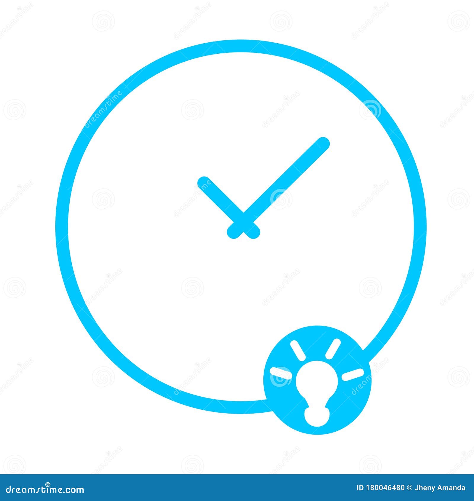 Learning Time, Clock, Watch Icon. Concept of UI Design Elements Stock ...