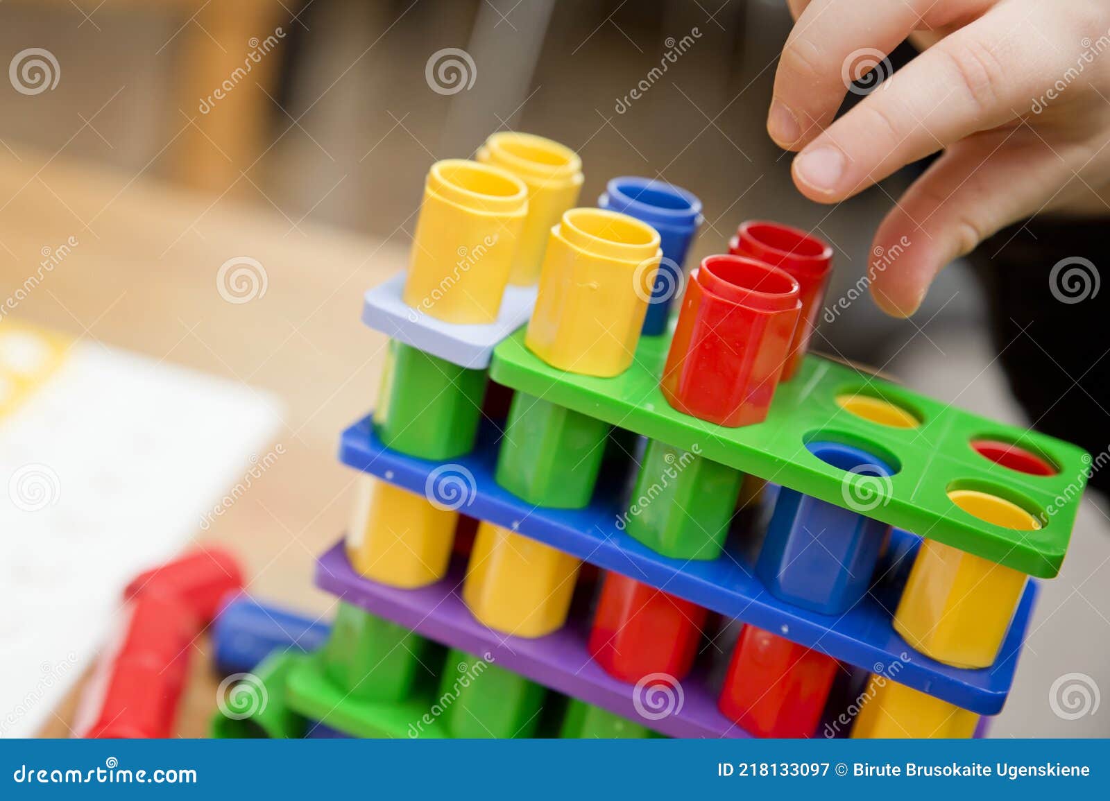 Learning To Count through the Game. Stock Image - Image of pebble ...