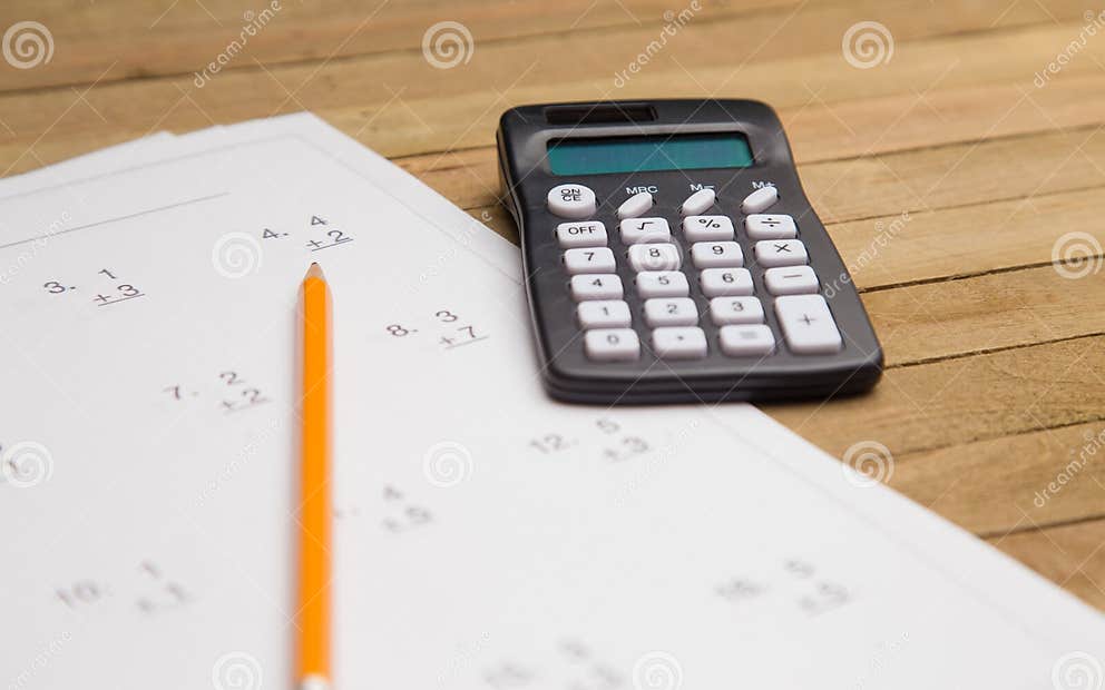 Learning to Do Math stock image. Image of wood, elementary - 119656453