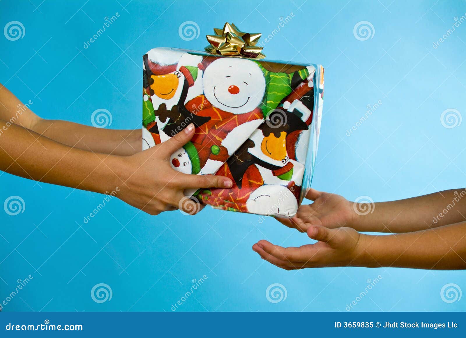 Learning to Give stock image. Image of present, kids, openhanded - 3659835