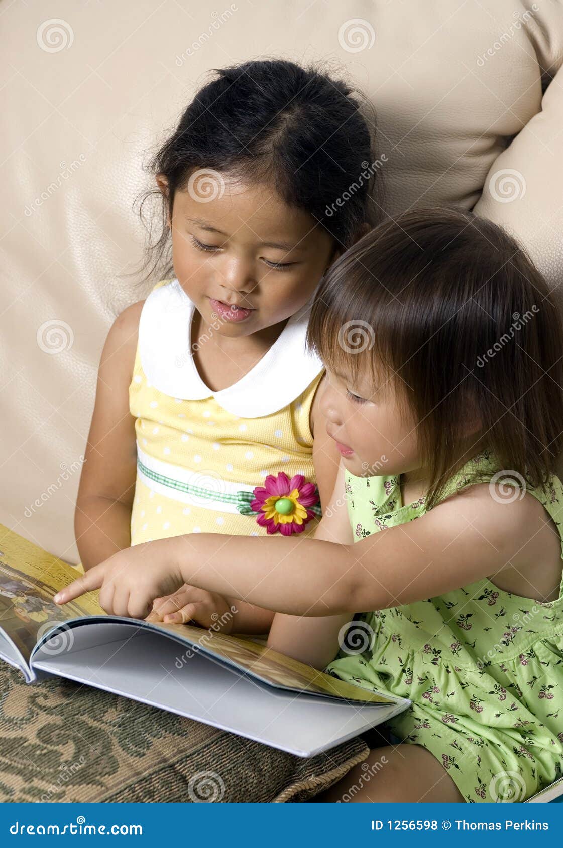 Learning to read stock photo. Image of books, hair, lips - 1256598