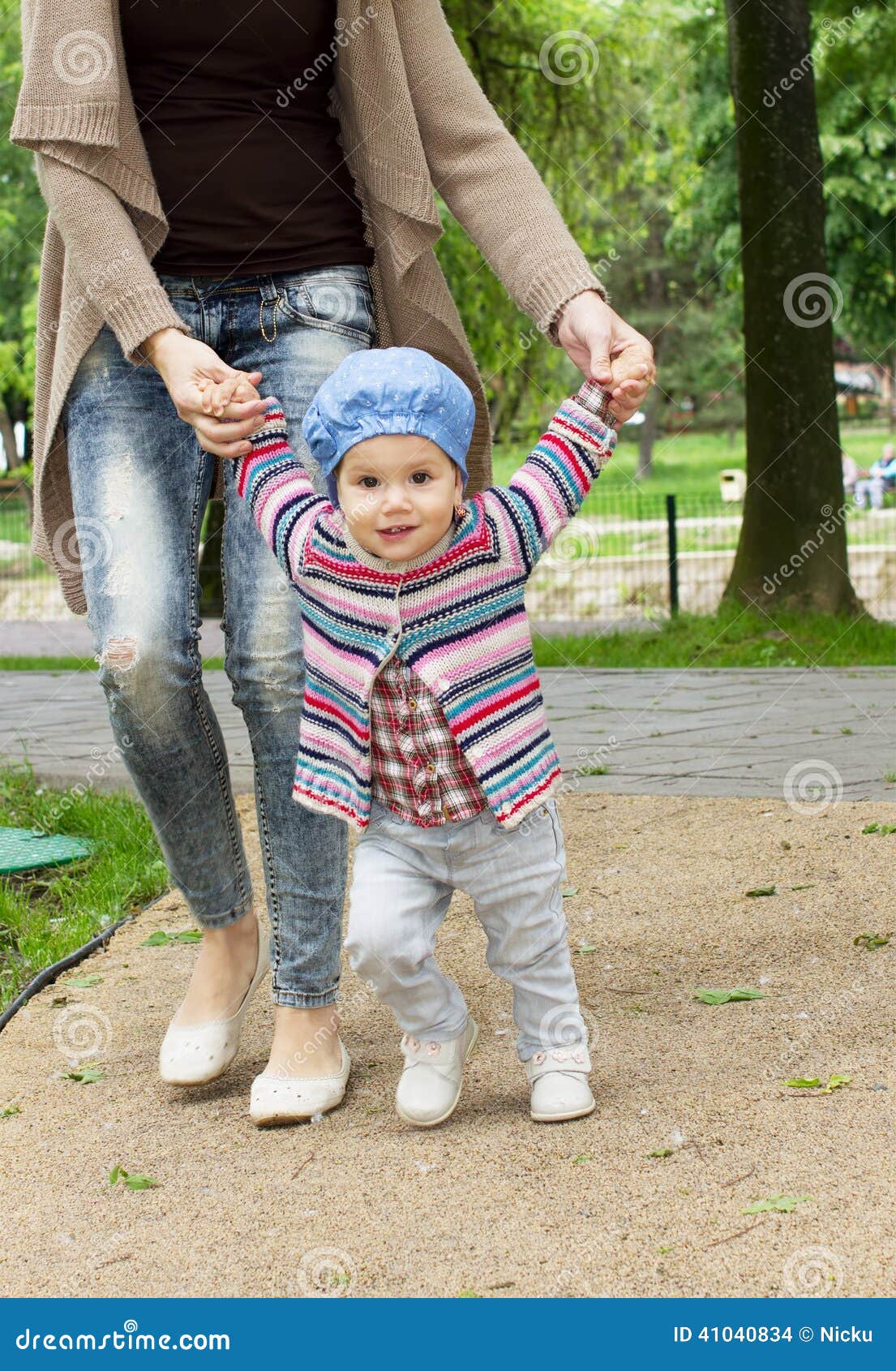 Learning to walk baby stock photo. Image of holding, step - 41040834