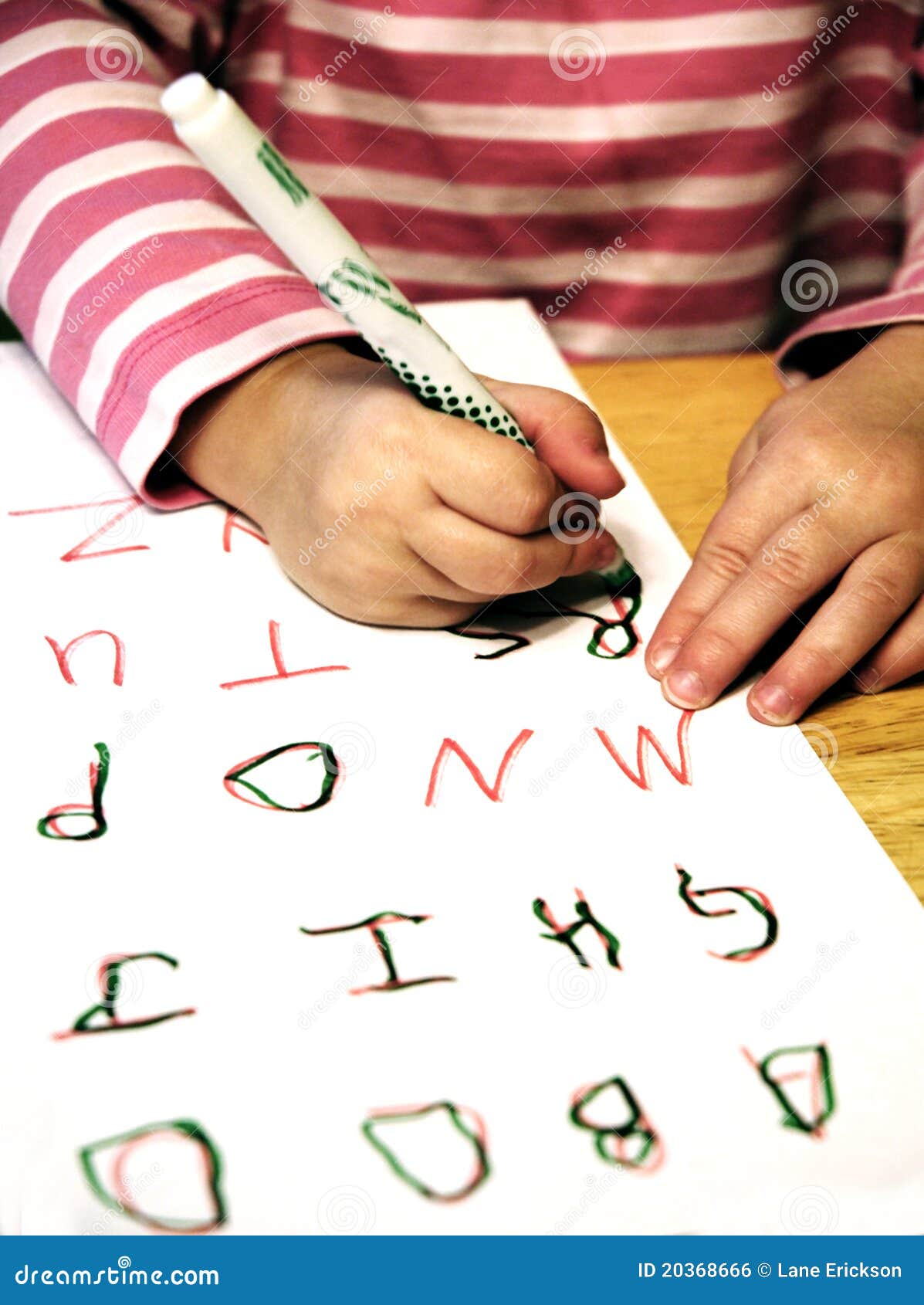 Learning to Write stock photo. Image of papers, pencil - 20368666