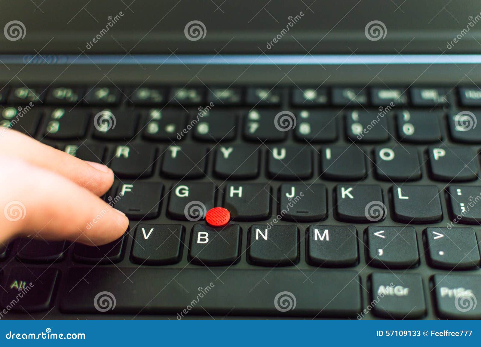 Qwerty Keyboard Closeup Photography Stock Image - Image of program ...