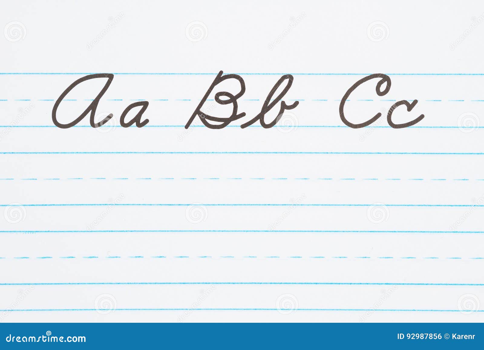 Learning Cursive Writing Royalty-Free Stock Photography | CartoonDealer ...
