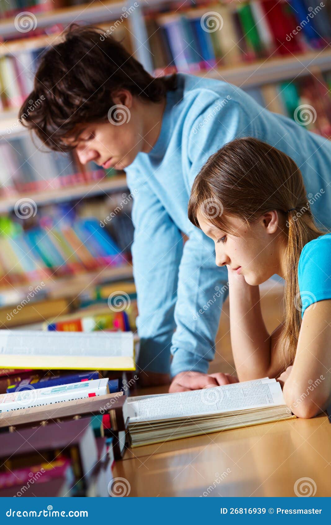 Learning together stock image. Image of pupil, classmate - 26816939