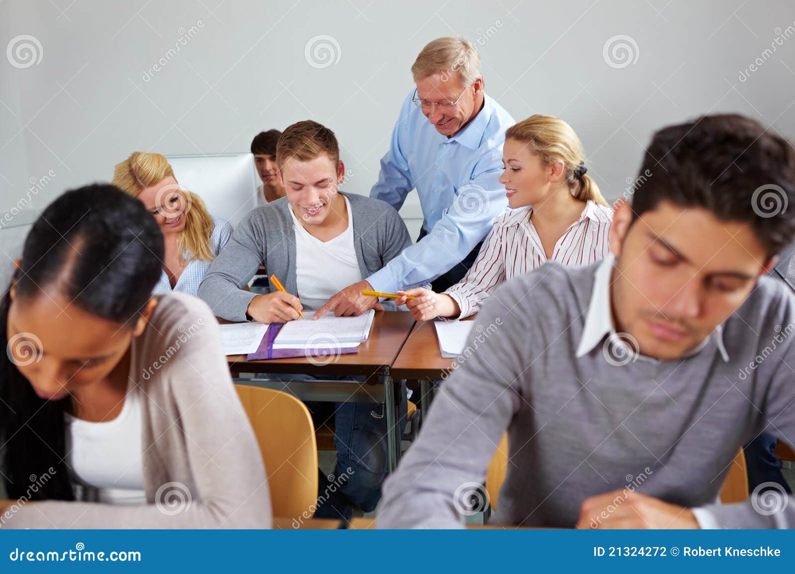 Learning Together at University Stock Photo - Image of study, studies ...