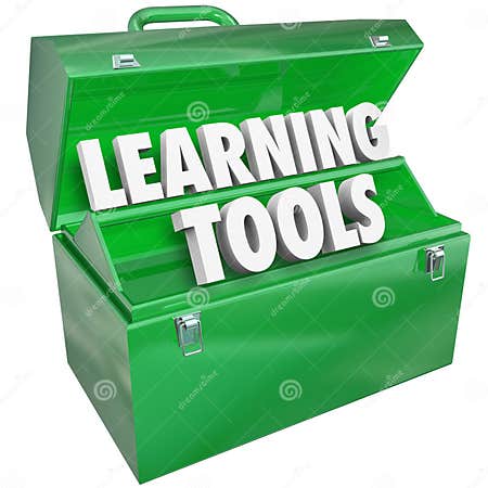 Learning Tools Words Toolbox School Education Teaching Student Stock ...