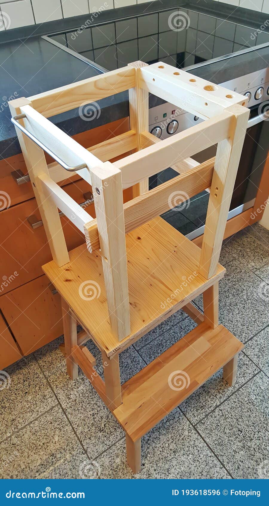 Learning Tower for Children Stock Photo - Image of tower, stool: 193618596