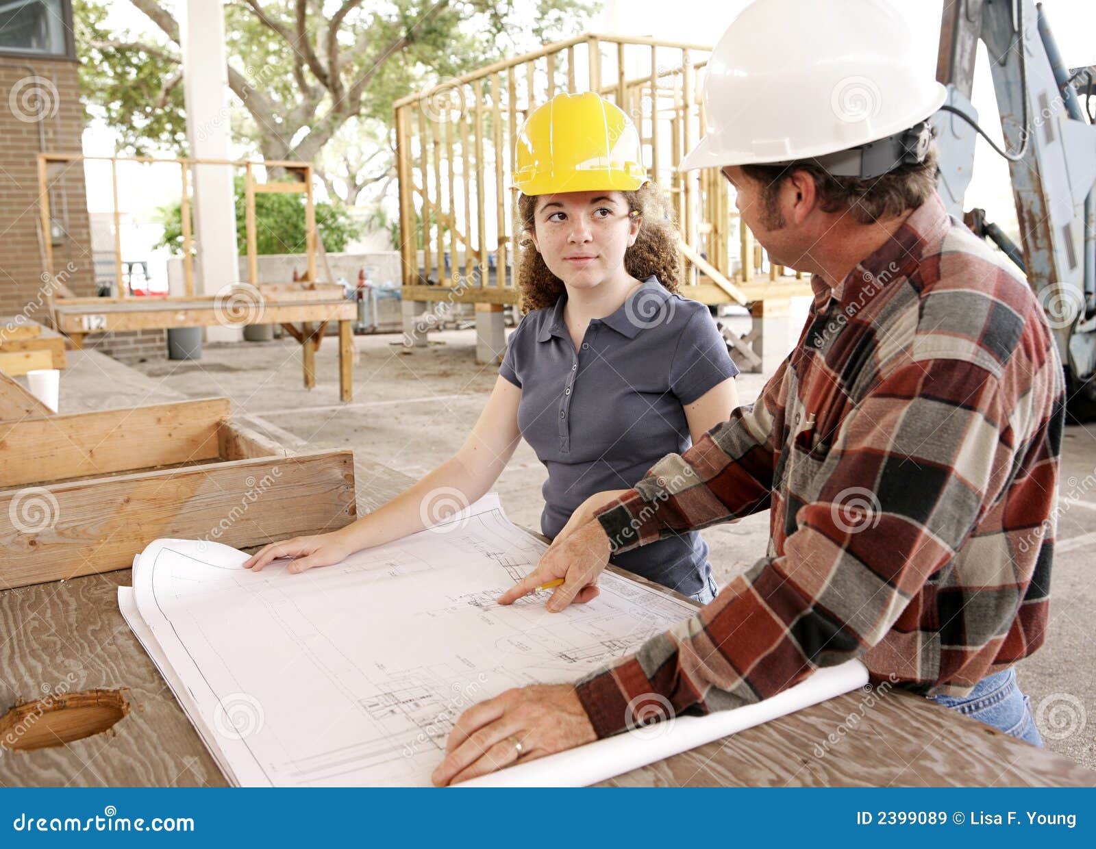 Learning the Trade stock image. Image of engineer, isolated - 2399089
