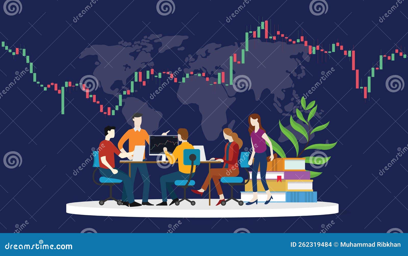 Learning Trading Stock Market and Technical Analysis with Team People ...