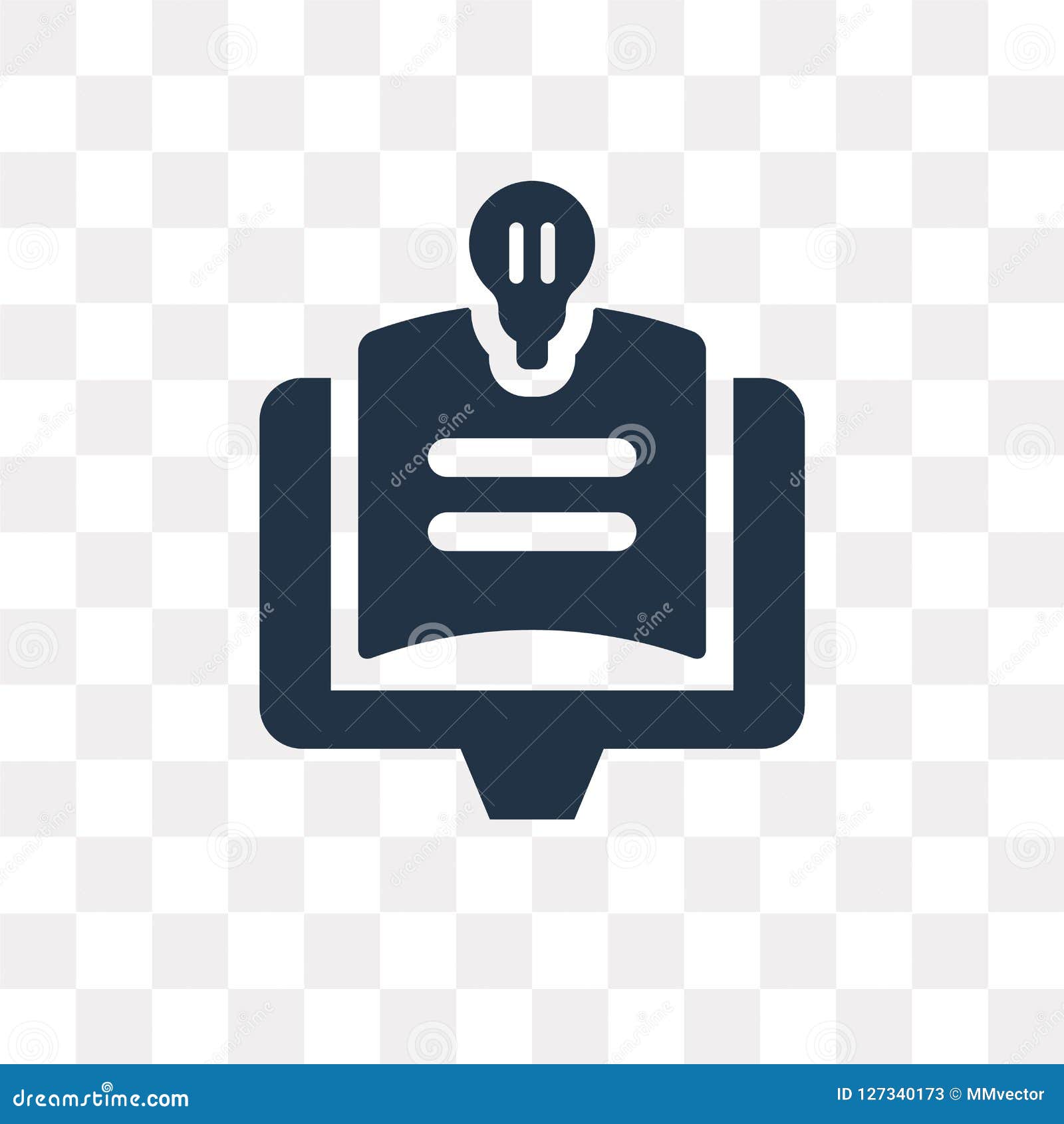 Learning Vector Icon Isolated on Transparent Background, Learning ...