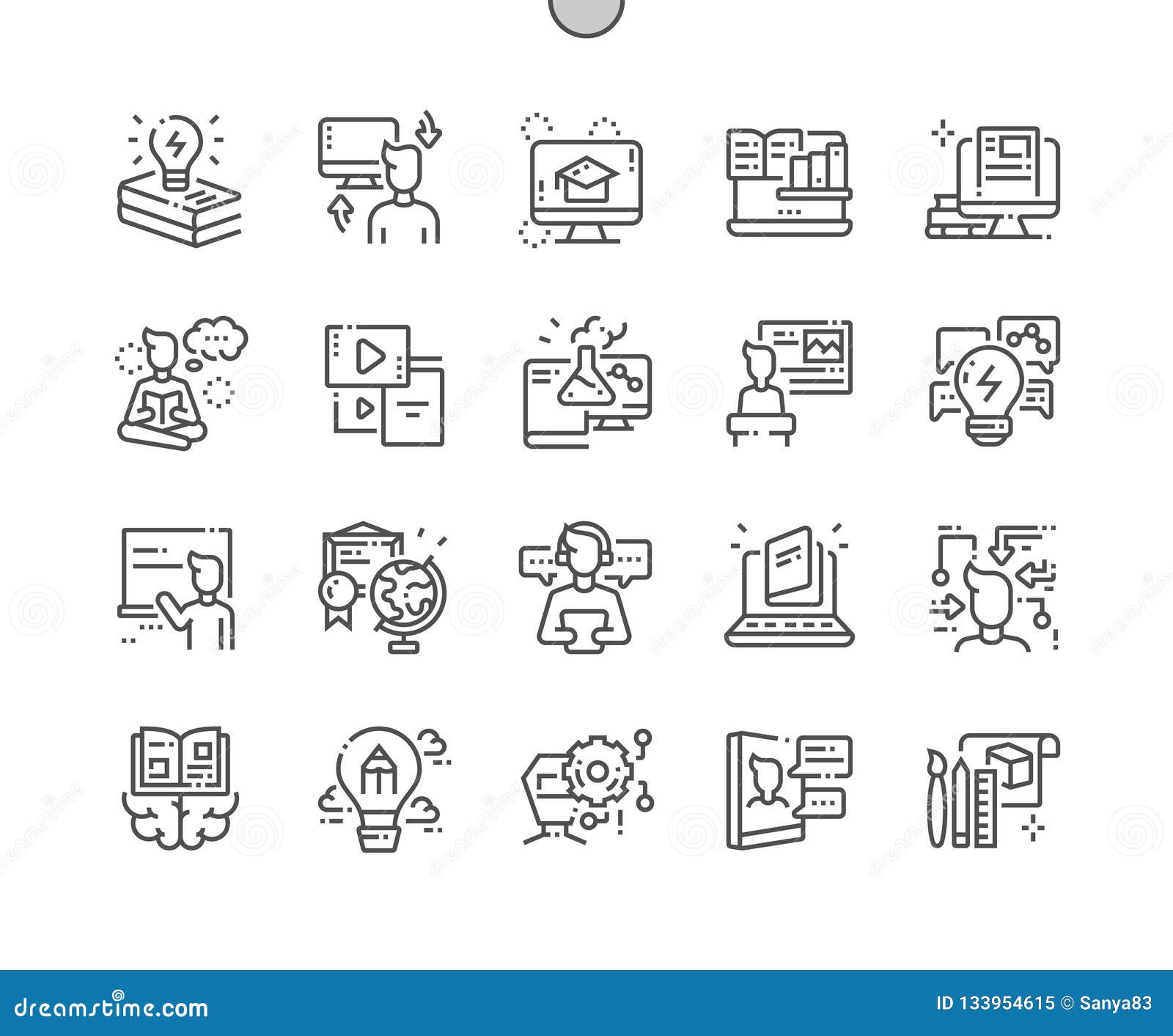 Learning Well-crafted Pixel Perfect Vector Thin Line Icons 30 2x Grid ...