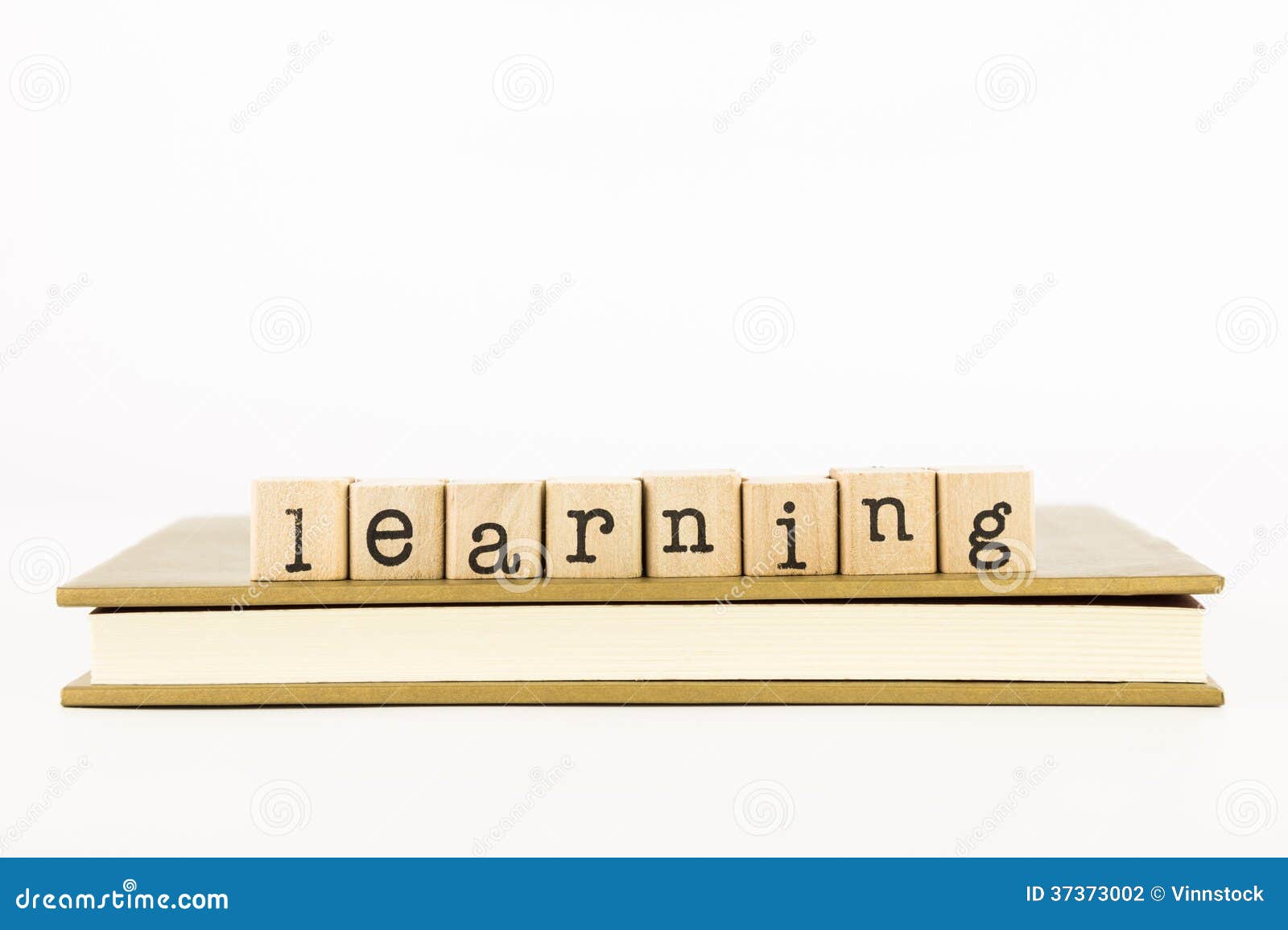 Learning Wording Stack on a Book Stock Photo - Image of knowledge ...
