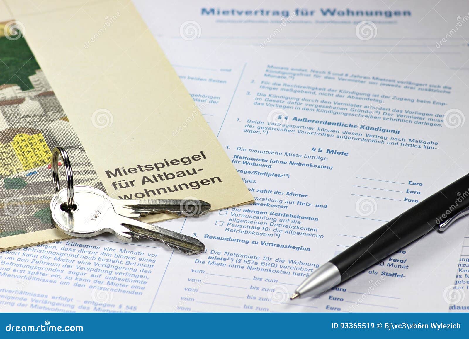 Lease contract stock image. Image of home, blank, realtor - 93365519