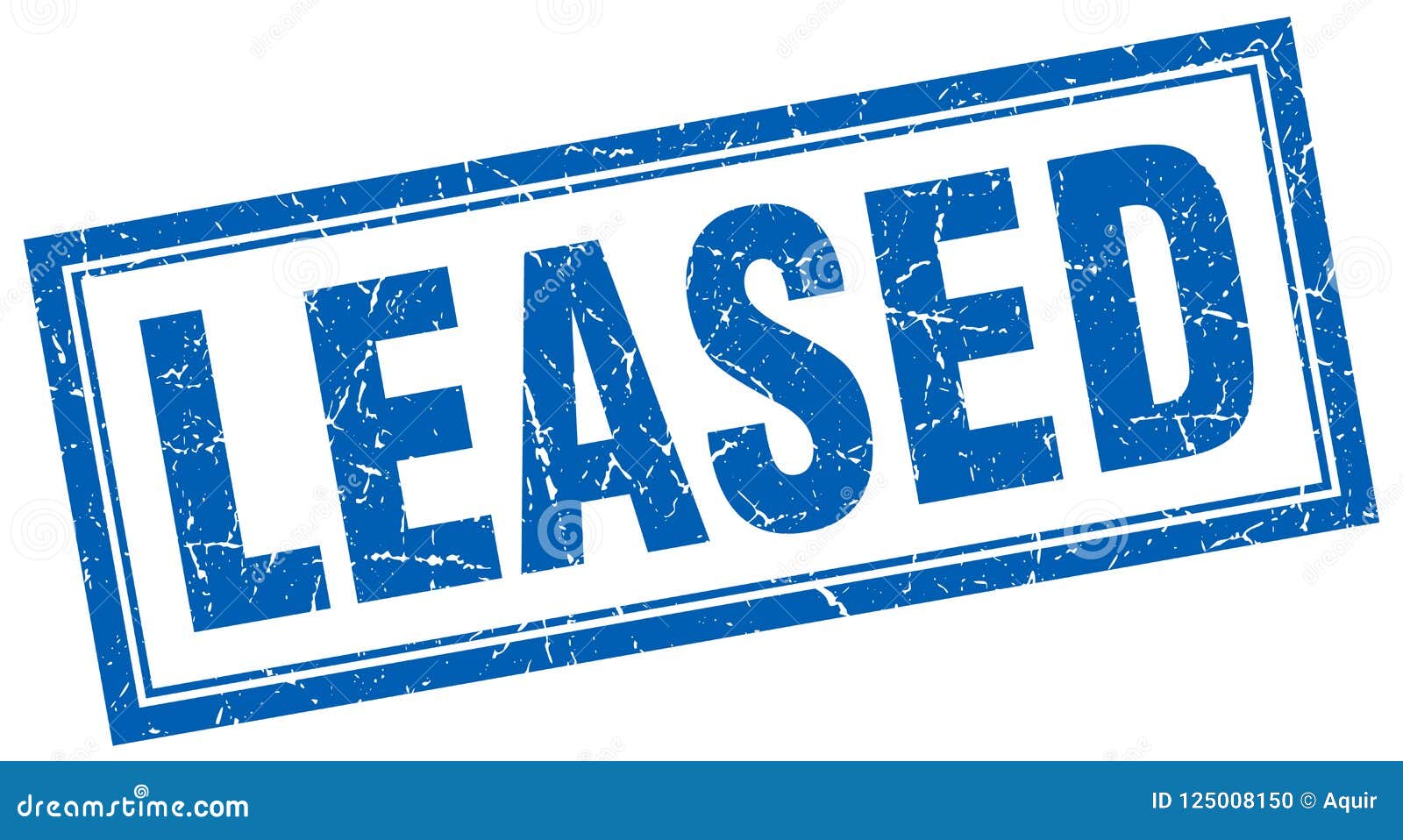 Leased stamp stock vector. Illustration of label, seal - 125008150