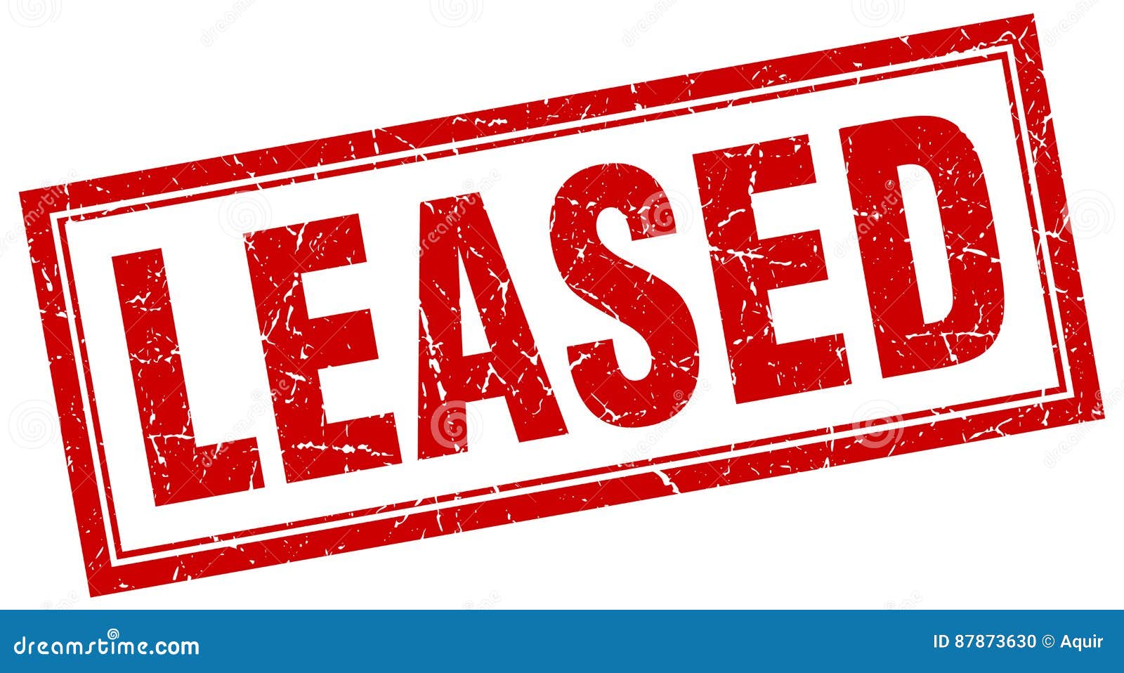 Leased square stamp stock vector. Illustration of grungy - 87873630