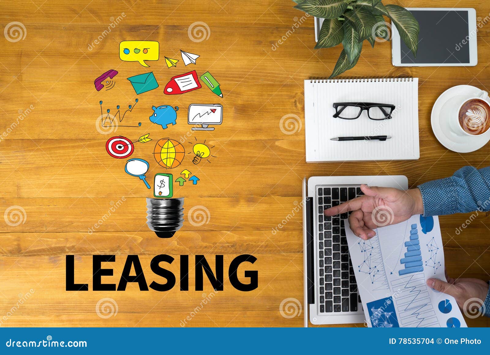 LEASING stock photo. Image of binder, contract, concept - 78535704